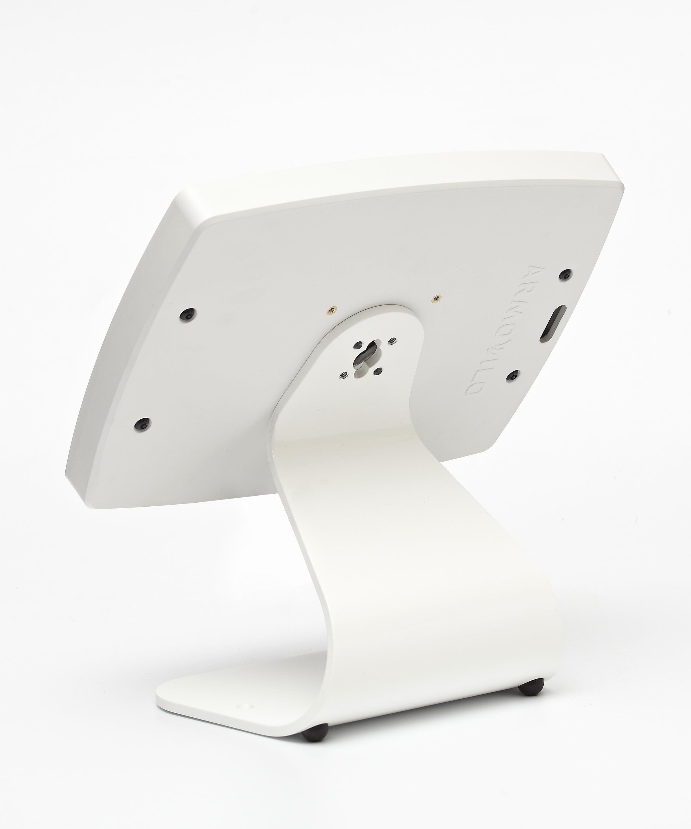 Curve Desktop Mounted iPad & Tablet Kiosk | Elegant & Secure