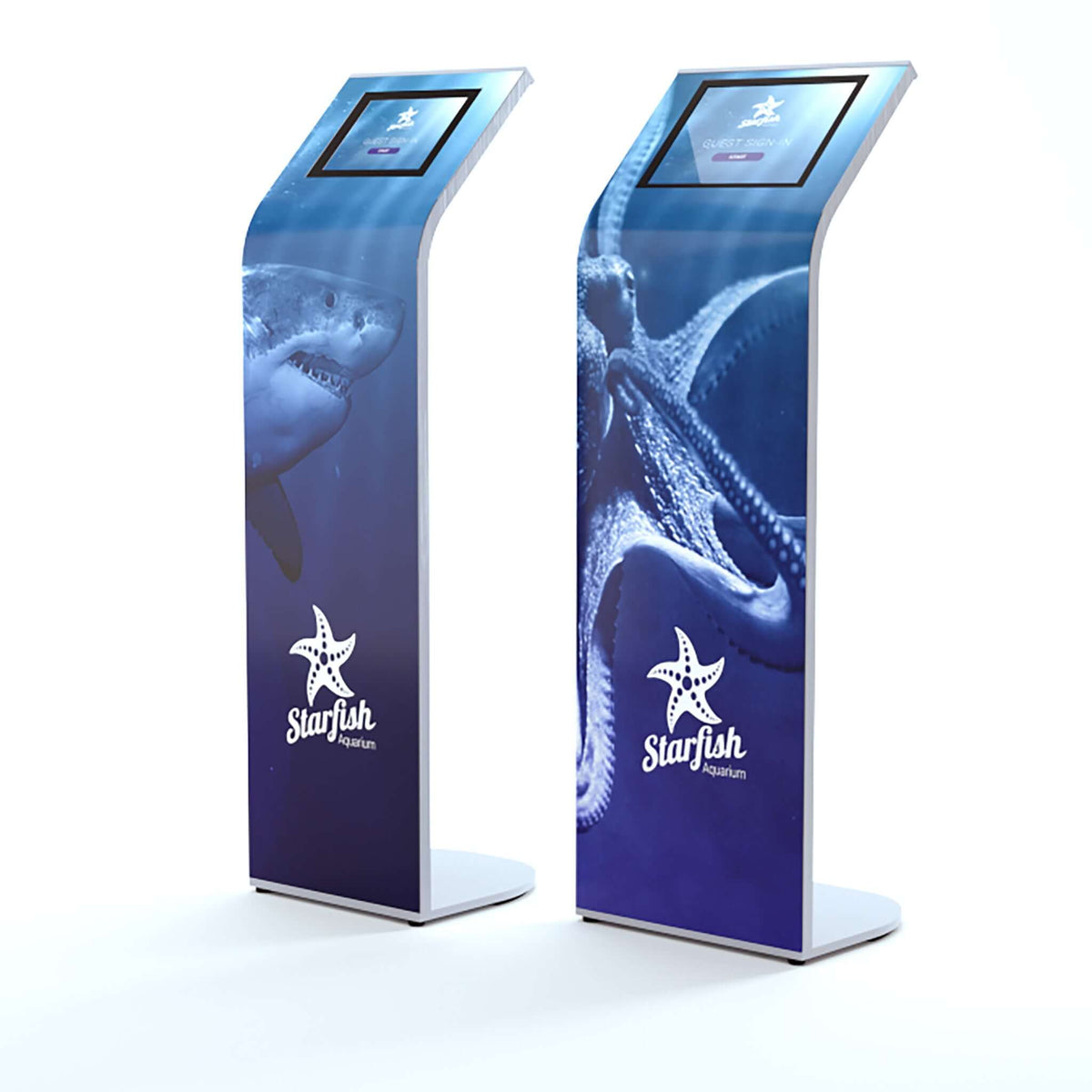 Magnetic Graphic Panel for ALUR iPad Kiosk | Armodilo